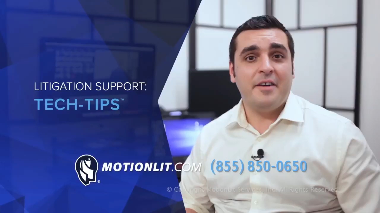 Exhibit Preparation - MotionLit