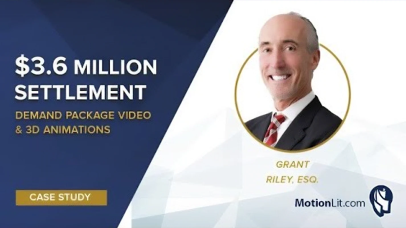 $3.6 Million Settlement Using Demand Video and 3D Animation - MotionLit
